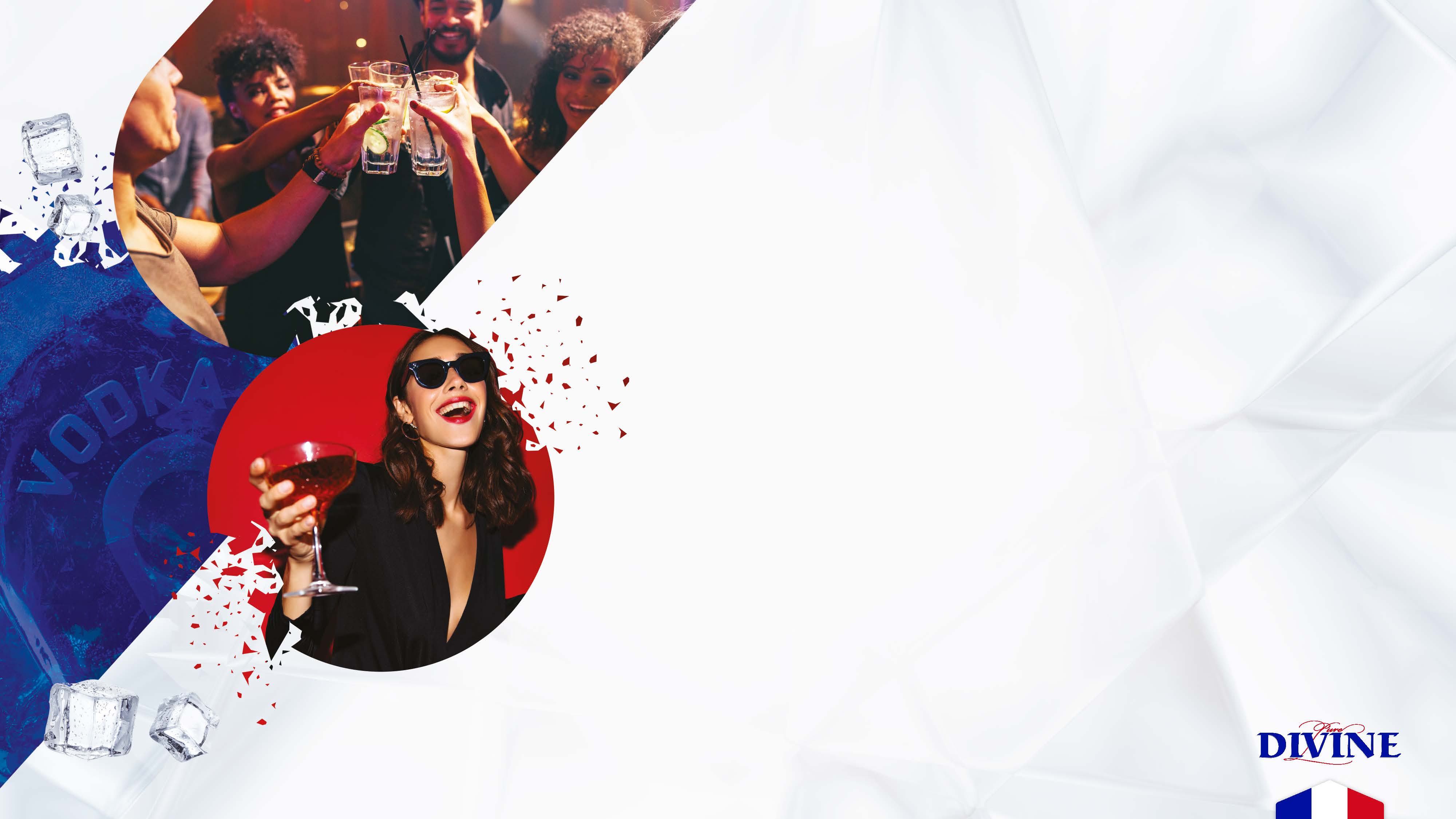 Pure Divine : a branded vodka marketed in 80 countries