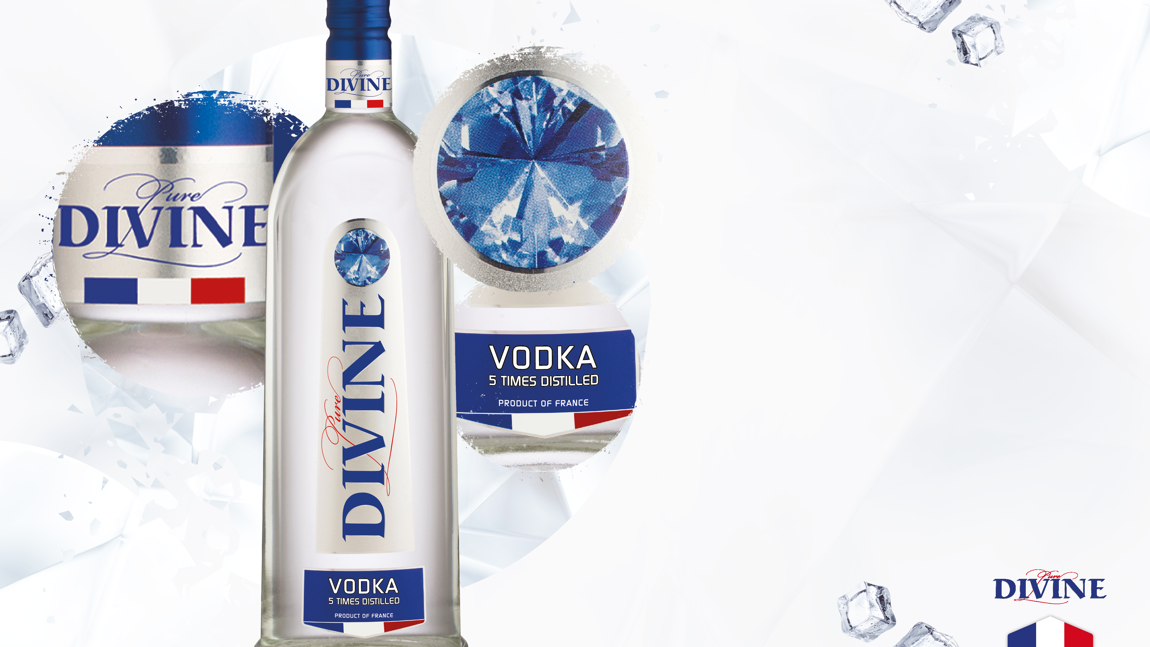 Pure Divine : a branded vodka marketed in 80 countries